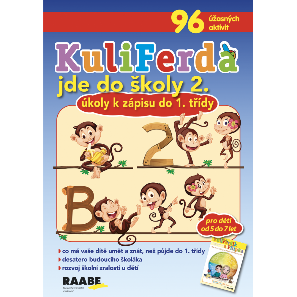 Kuliferda jde do školy 2. - úkoly k zápisu do 1. třídy - KUUZ