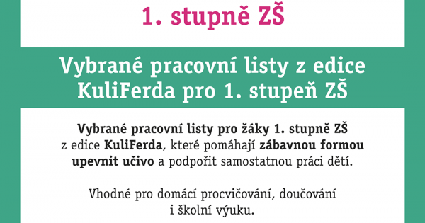 E-book-KuliFerda - Procvičování učiva pro 1. stupeň ZŠ - ZDARMA KE ...